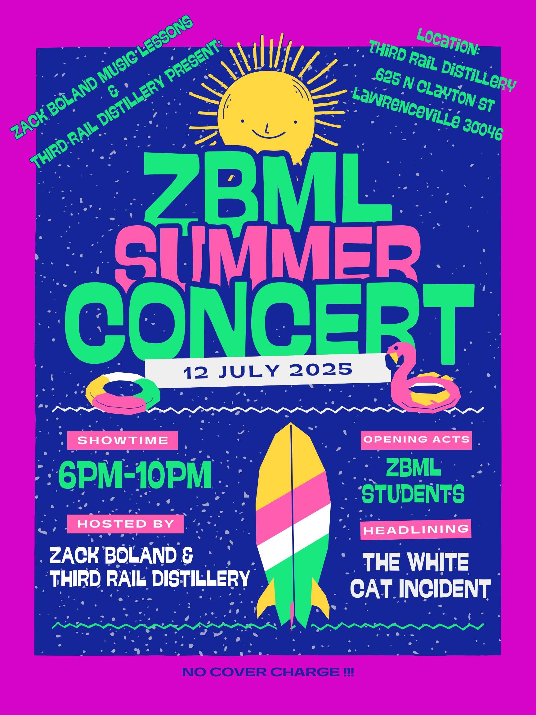 FREE Summer Concert! The White Cat Incident & ZBML Students - Third ...